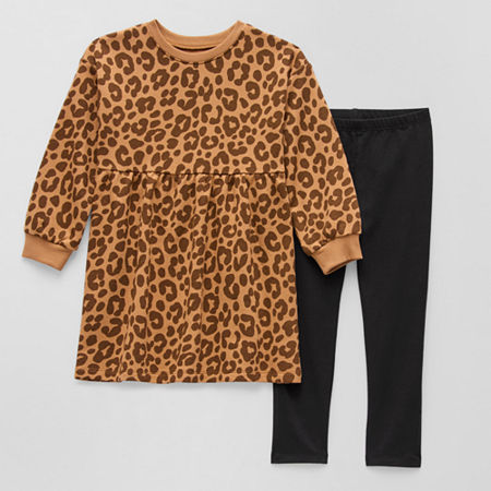 Click here for Okie Dokie Toddler & Little Girls Cuffed Sleeve He... prices
