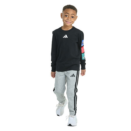Click here for adidas Toddler & Little Boys Long-Sleeve Graphic T... prices
