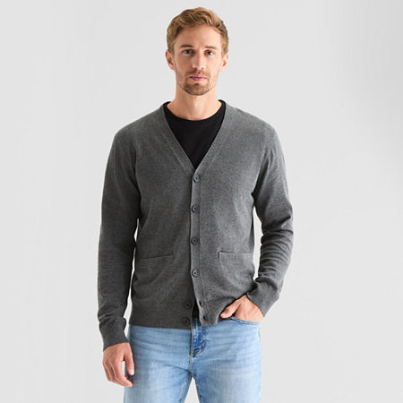 Click here for St. Johns Bay Fine Gauge Mens V Neck Long Sleeve B... prices