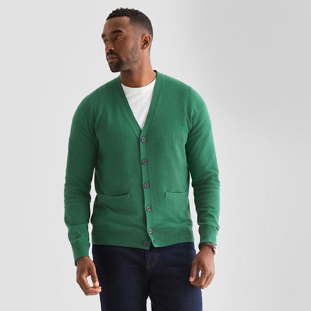 Click here for St. Johns Bay Fine Gauge Mens V Neck Long Sleeve B... prices