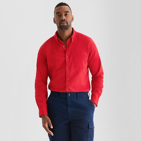 Click here for St. Johns Bay Garment Dyed Oxford Mens Long Sleeve... prices