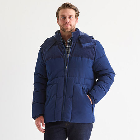 Click here for St. Johns Bay Mens Hooded Heavyweight Puffer Jacke... prices
