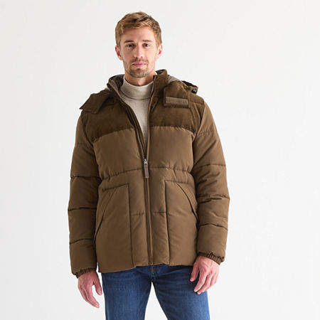 Click here for St. Johns Bay Mens Hooded Heavyweight Puffer Jacke... prices