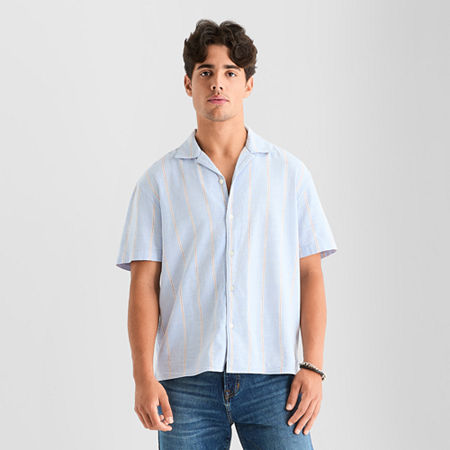 Click here for Arizona Mens Short Sleeve Relaxed Fit Button-Down... prices