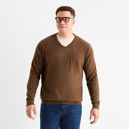 Click here for St. Johns Bay Fine Gauge Big and Tall Mens V Neck... prices