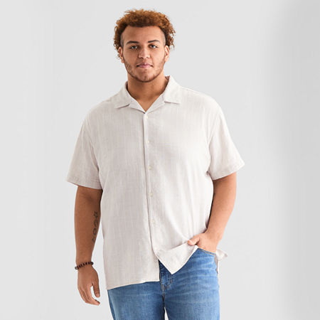 Click here for Arizona Mens Big and Tall Short Sleeve Button-Down... prices