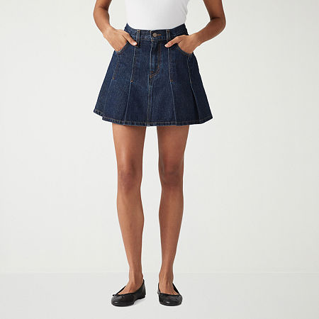 Levis Womens Pleated Denim Mini Skirt - Remember Together
