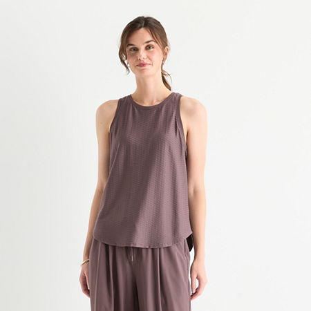 Click here for Stylus Womens Crew Neck Sleeveless Tank Top  Large... prices