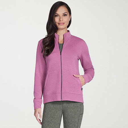 Click here for Skechers Womens Go Walk Ottoman Full Zip - Rose prices