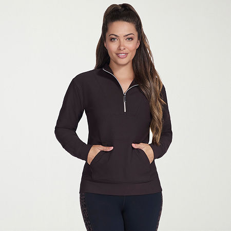 Click here for Skechers Womens GO LUXE Rib Quarter Zip  Medium  B... prices