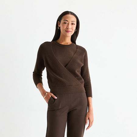 Click here for Liz Claiborne Womens Crew Neck Long Sleeve Pullove... prices