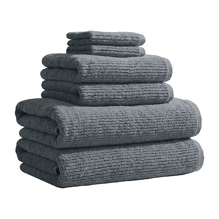Click here for Linery Turkish Cotton 6-pc. Quick Dry Bath Towel S... prices