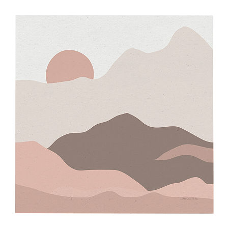 Click here for Lumaprints Mountainous Ii Pink Giclee Canvas Art... prices