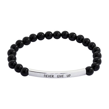 Click here for Sparkle Allure Empowerment Womens Black Agate Bar... prices