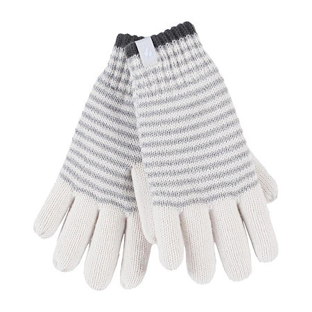 Click here for Heat Holders Oslo Striped Gloves - Buttercream prices