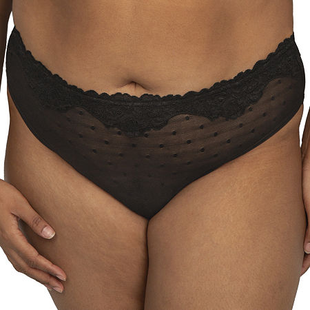 Click here for Curvy Couture Sheer Whisper High Cut Brief Panty-1... prices