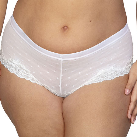 Click here for Curvy Couture Sheer Whisper Cheeky Boyshort Panty-... prices