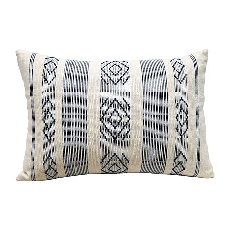 Vibhsa Linden Street Jacquard Woven Decorative Pillow  14 x 20 - Multi Color
