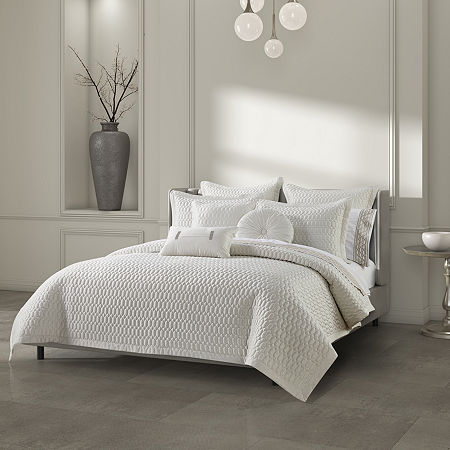 J Queen New York Brilliance 3-Pc. Quilt Set  King/California King - Ivory