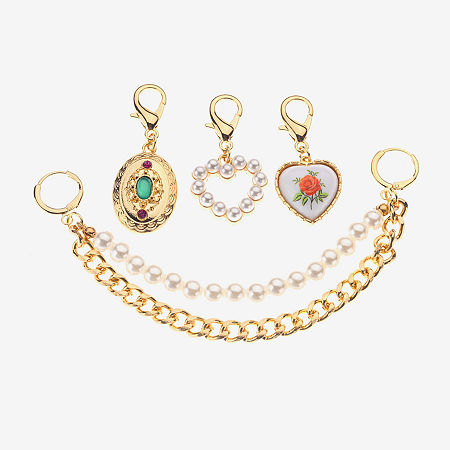 Click here for Bijoux Bar Gold Tone Heart Shoe Charm  One Size  M... prices