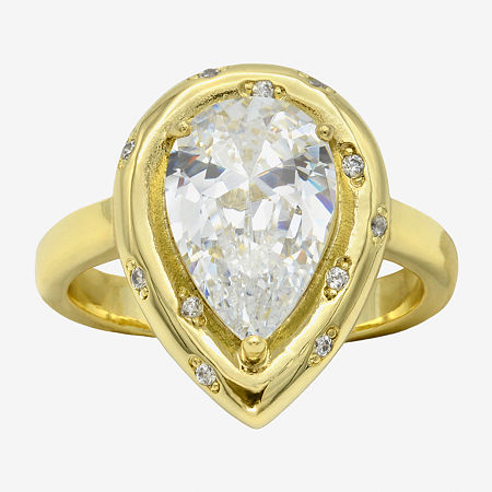 Click here for Sparkle Allure Womens Cubic Zirconia 14K Gold Over... prices