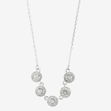 Click here for Sparkle Allure Womens Pure Silver Over Brass 18 In... prices