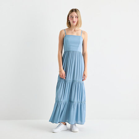 Click here for Secret Charm Womens Sleeveless Juniors Maxi Dress... prices