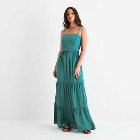 Click here for Secret Charm Womens Sleeveless Juniors Maxi Dress... prices