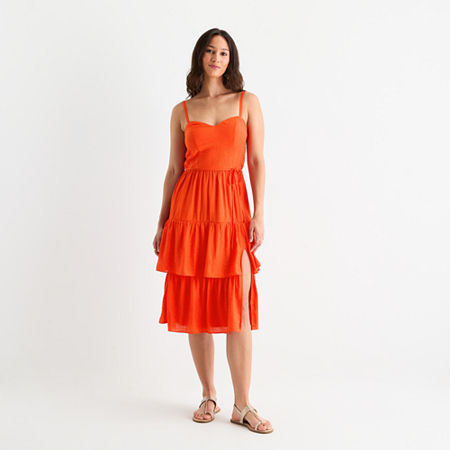 Click here for by&by Womens Juniors Sleeveless A-Line Dress  Medi... prices