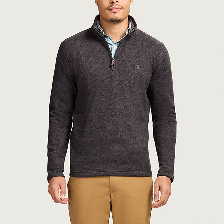 Click here for IZOD Thermasoft Sweater Fleece Mens Mock Neck Long... prices