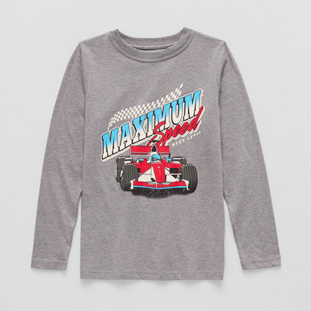 Click here for Thereabouts Little & Big Kid Boys Crew Neck Long S... prices