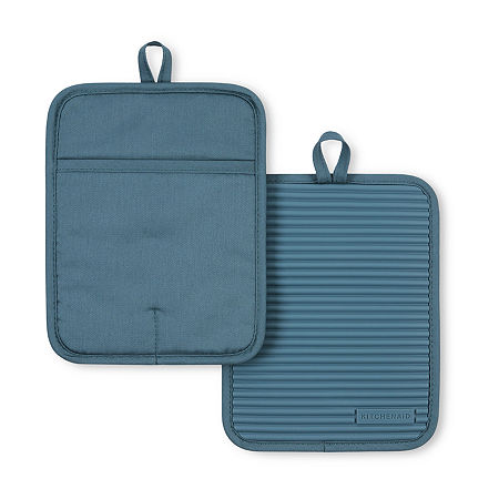 Click here for KitchenAid Ribbed Soft Silicone Pot Holder Set  2... prices