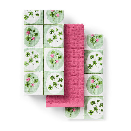 Click here for Town And Country Clover Windows 3-pc. Kitchen Towe... prices