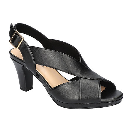 Easy Street Womens Christy Dress Sandals - Black