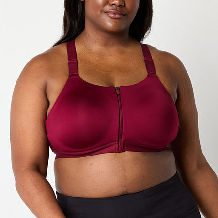 Click here for Xersion High Support Sports Bra Plus  2x  Red prices