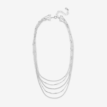 Click here for Bijoux Bar Delicates Silver Tone Womens 16 Inch St... prices