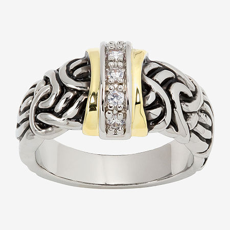 Click here for Sparkle Allure Antiqued Womens 4.5MM Cubic Zirconi... prices