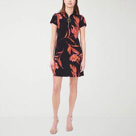 Click here for MSK Womens Short Sleeve Floral Shift Dress  Small... prices