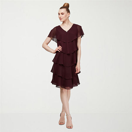 Click here for S. L. Fashions Womens Short Sleeve Shift Dress  14... prices