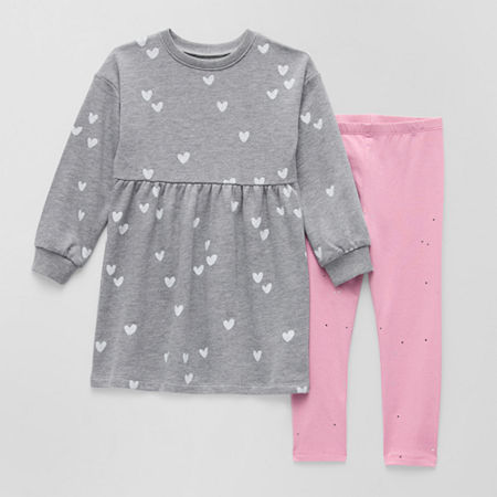 Click here for Okie Dokie Toddler & Little Girls Cuffed Sleeve He... prices