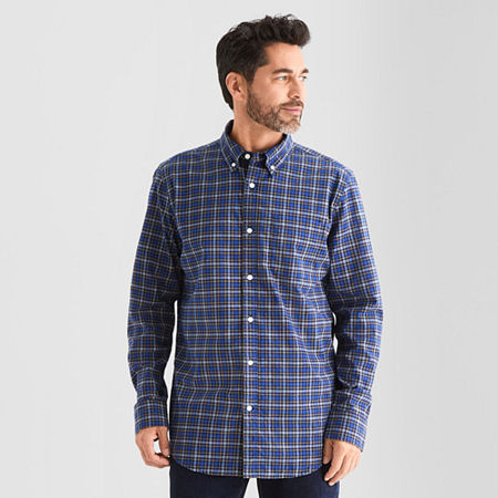 Click here for St. Johns Bay Poplin Mens Long Sleeve Fitted Sleev... prices