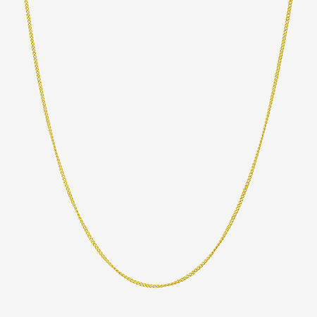 Click here for Womens 10K Gold 18 Inch Curb Chain Necklace  One S... prices