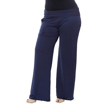 Click here for Plus Size White Mark Solid Palazzo Pants prices