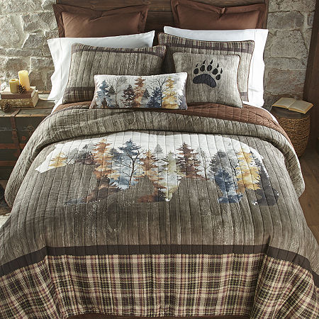 Click here for Donna Sharp Bear Mirage Quilt  One Size  Brown prices
