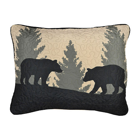 Click here for Donna Sharp Bear Walk Plaid Pillow Sham  One Size... prices