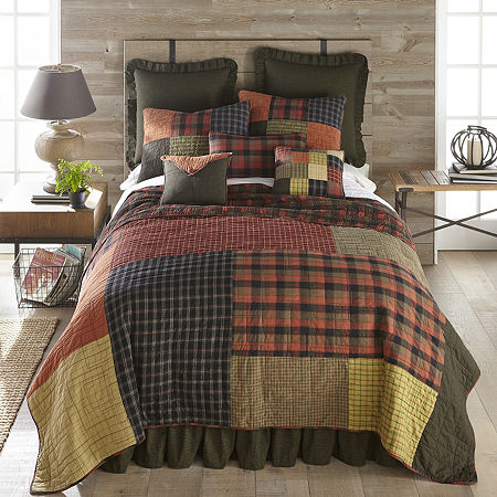Click here for Donna Sharp Woodland Square Quilt  One Size  Orang... prices