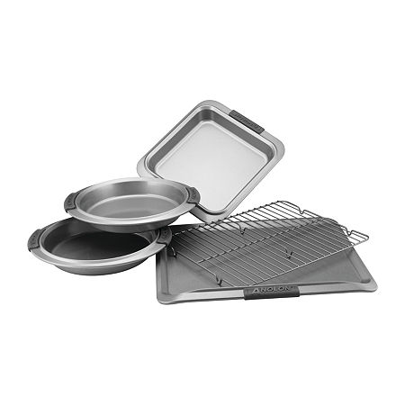 Anolon Advanced 5 Piece Bakeware Set - Silver