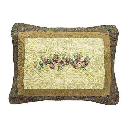 Click here for Donna Sharp Cabin Raising Pinecone Pillow Sham  On... prices