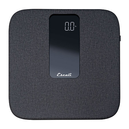 Escali Comfort Step Anti-Slip Bathroom Scale - Black