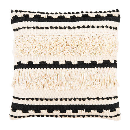 Click here for Safavieh Vanka 20 x 20 Pillow - Beige/black prices
